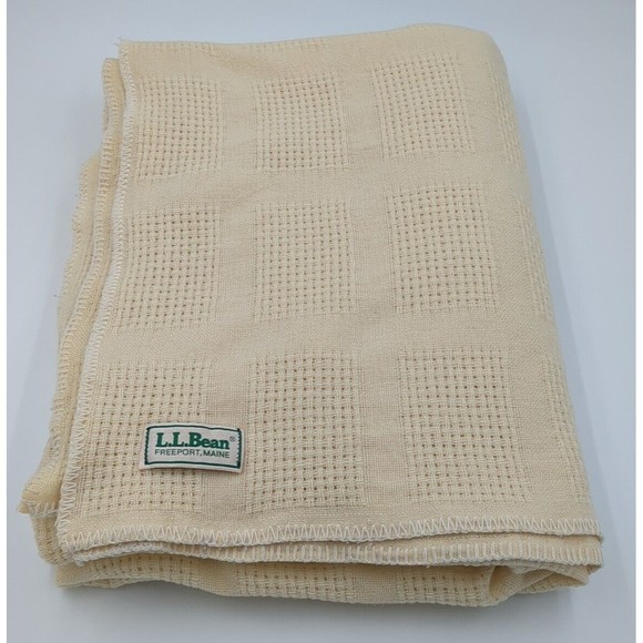 L.L. Bean | Bedding | Vintage Ll Bean Maine Thermal Weave Waffle ...